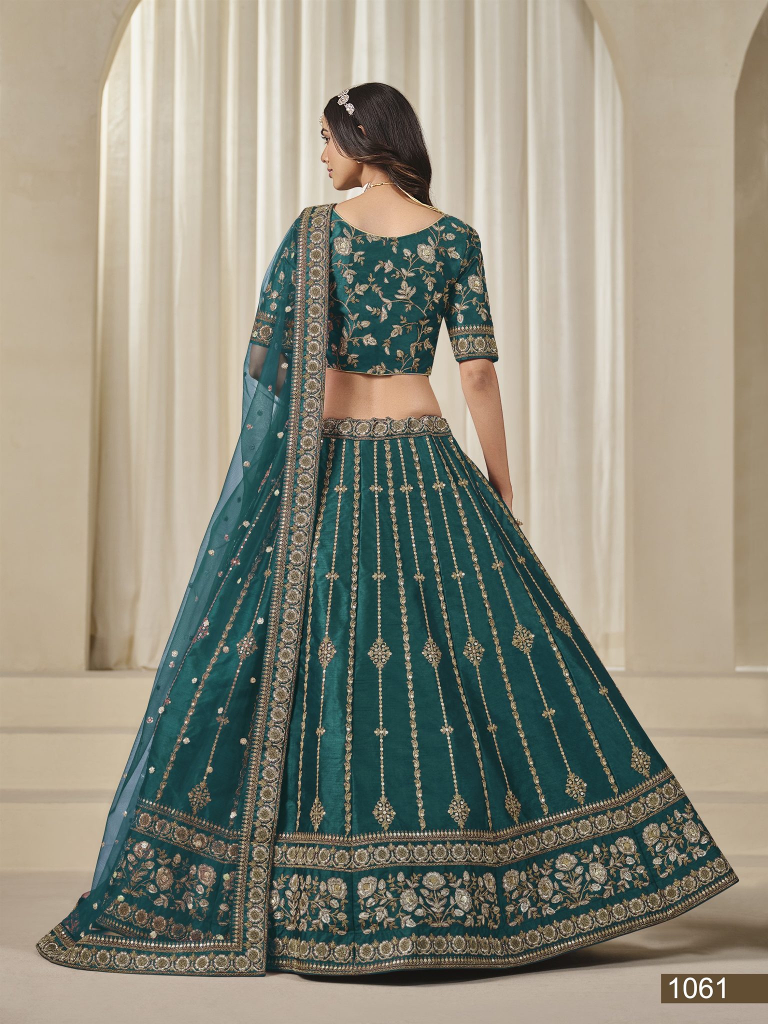 Greenish Color Beatuiful Lehenga Choli For wedding function - Lehengas ...
